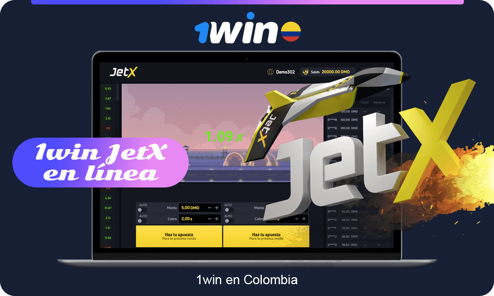 1win JetX Juego Jugar en Colombia por Dinero Real